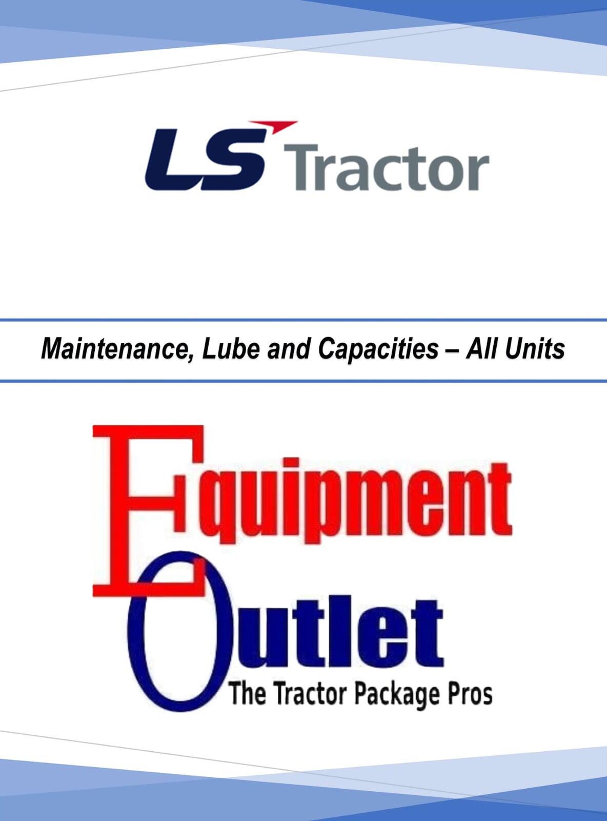 EQUIPMENT OUTLET - LS TRACTOR FILTER CHART