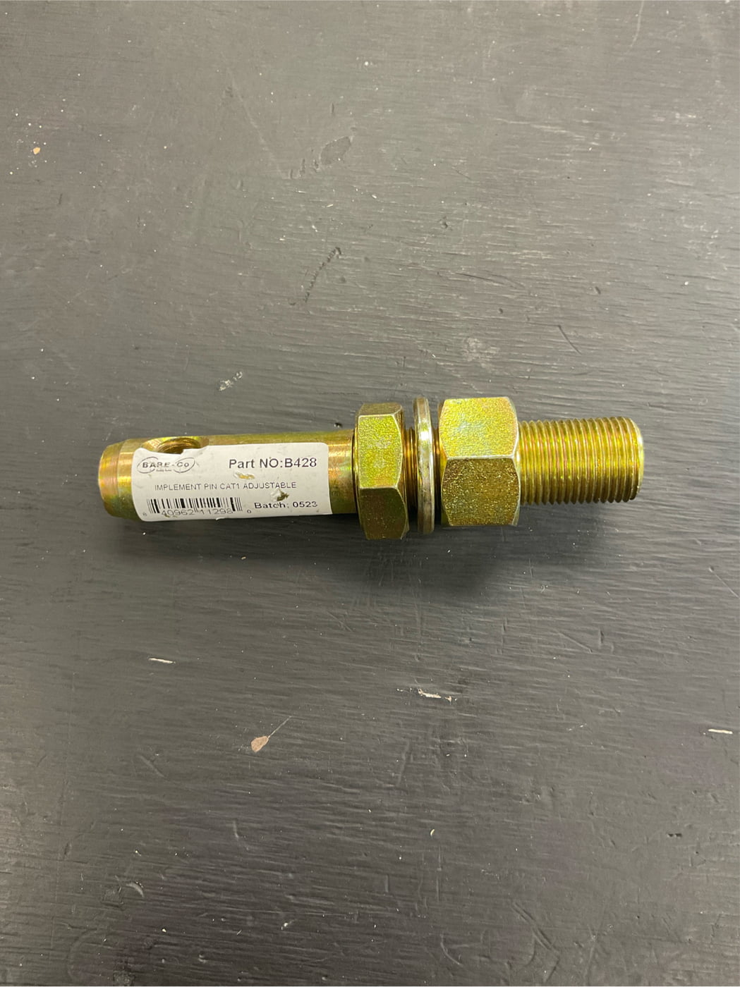 IMPLEMENT PIN CAT 1 ADJUSTABLE